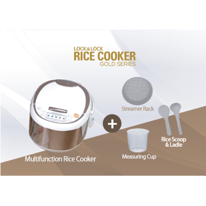 Jual LOCK N LOCK RICE COOKER GOLD SERIES | Shopee Indonesia