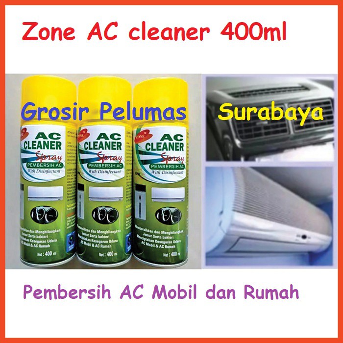 Jual ZONE AC Cleaner Spray Disinfectant Pembersih AC Mobil Pembersih AC ...