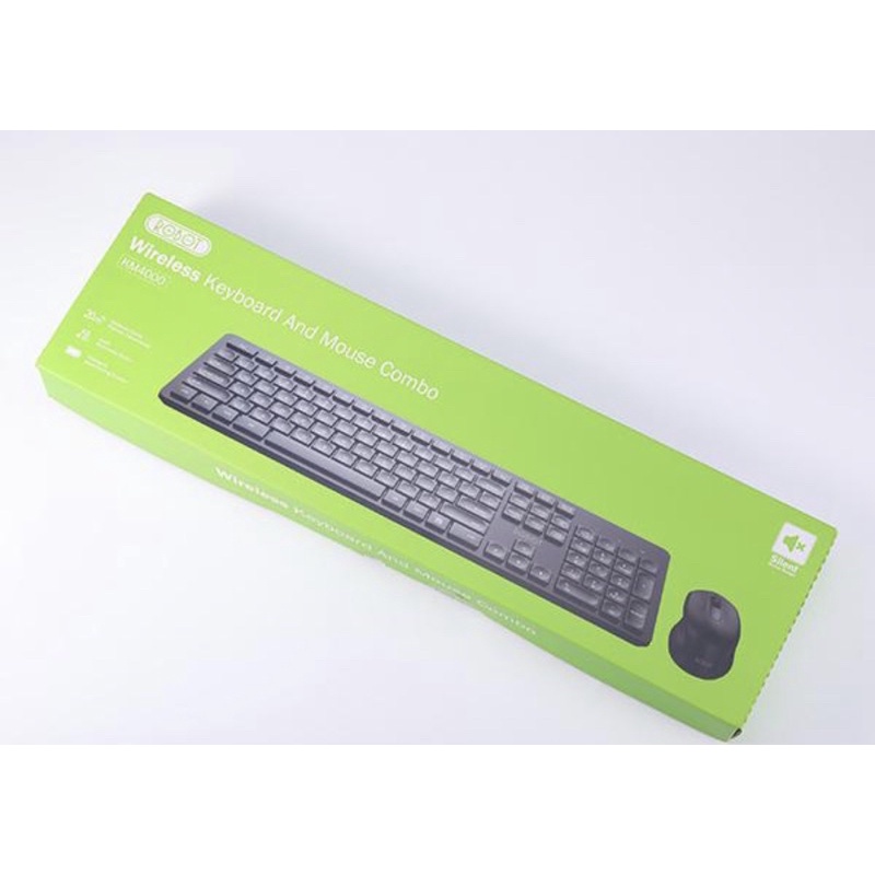 Jual Robot KM4000 wireless keyboard n mouse combo | Shopee Indonesia