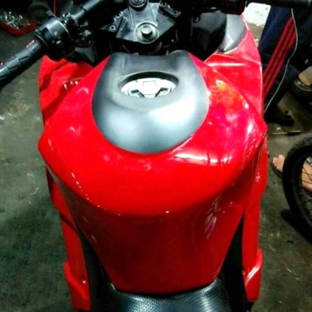 Jual Cover tangki ninja 250 carbu model Z1000 kondom tangki kawasaki ...