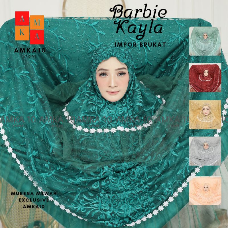 Jual MUKENA MEWAH EXCLUSIVE BARBIE KAYLA IMPOR BRUKAT TILE JUMBO BY ...