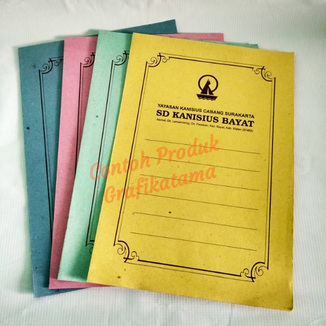 Jual Stofmap Custom dicetak Dengan Kop Intansi, sekolah & lembaga ...