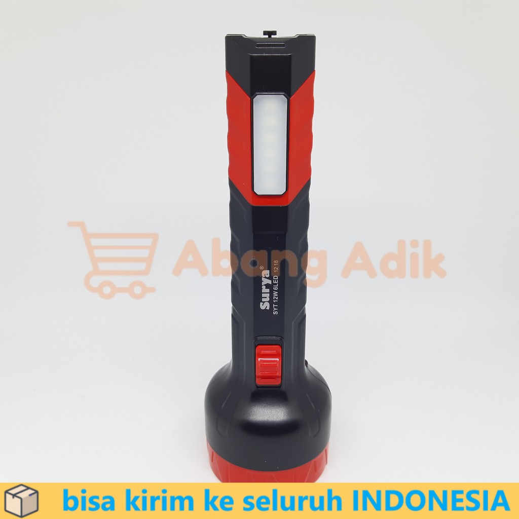 Jual Surya SYT L12w 6Led Senter Tangan Genggam Cas Super 12w 12 Watt 6 ...