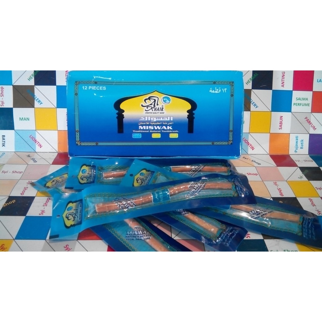 Jual Kayu Siwak / MISWAK by AL KHAIR Isi / 12 Pcs | Shopee Indonesia
