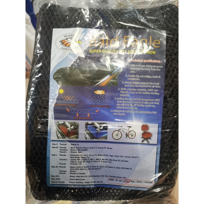 Jual Sarung Jok Jaring Jok Motor Xl Vario 125 150 Scoopy Fi Bald Eagle ...