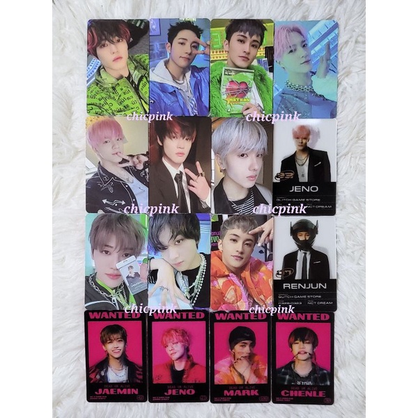 Jual NCT Dream Glitch Mode 2nd Album Glitch Scratch Ver Photocard PC Lenti Mark Chenle Jaemin ...