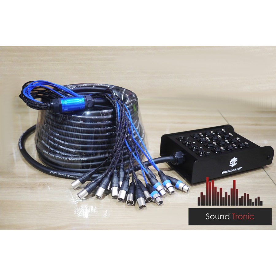Jual Kabel Snake 16ch Cable Snek 12 in 4 out 30 meter Soundcrest ...