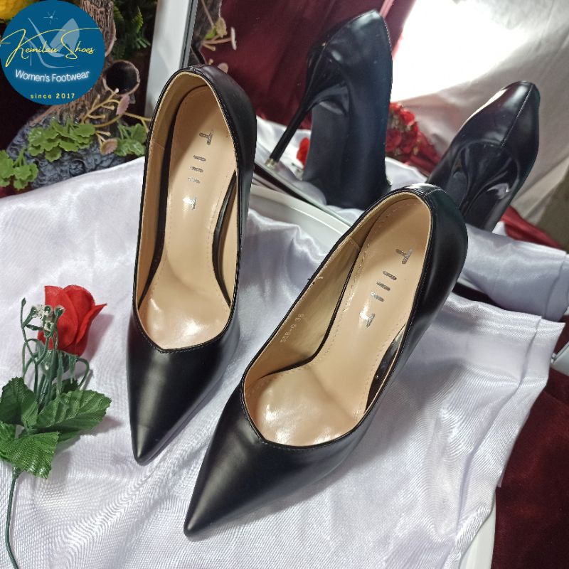 Jual TIIIT Virginia Heels 9cm Stiletto Kulit Dove (558 Series ...