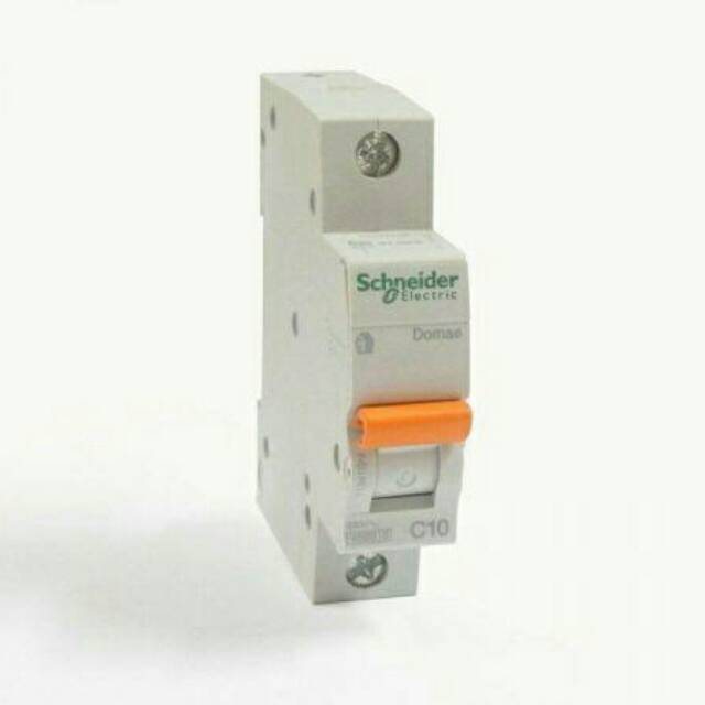Jual MCB Schneider electric 1 phase Domae 6 -10 ampere (10A) dan 20-25 ampere (20-25 A) | Shopee ...