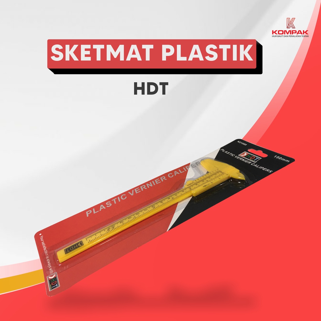Jual Sketmat PLASTIK Sigmat Jangka Sorong 6" 6inch 150mm Vernier ...