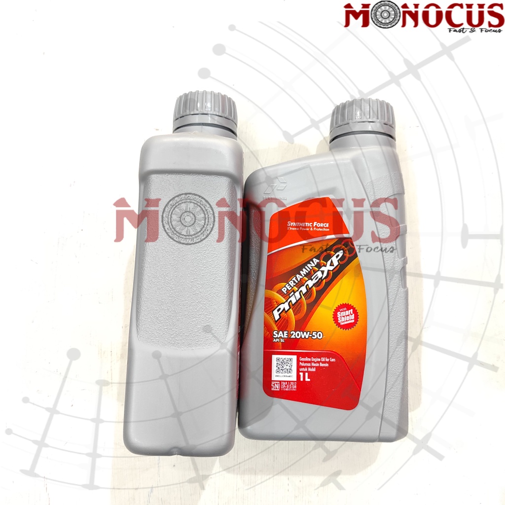 Jual Pertamina Prima XP 1 Liter 20w50 Oli Motor Mobil | Shopee Indonesia