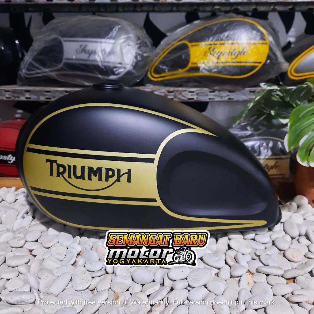 Jual TANGKI TRIUMPH PREMIUM POLOS custom MOTOR Megapro Primus MEGAPRO ...