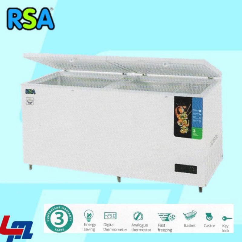 Jual RSA Chest Freezer 600 liter CF600 / CF 600 | Shopee Indonesia