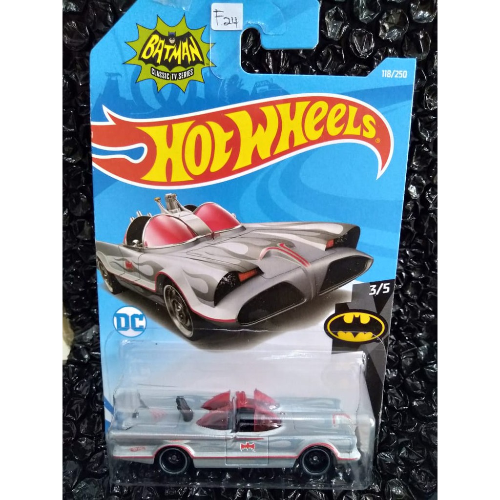 Jual HOT WHEELS (F24) TV SERIES BATMOBILE SILVER | Shopee Indonesia