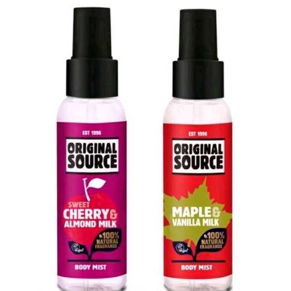 Jual Original Source Body Mist - Cherry Almond - Maple Vanilla 100ml ...
