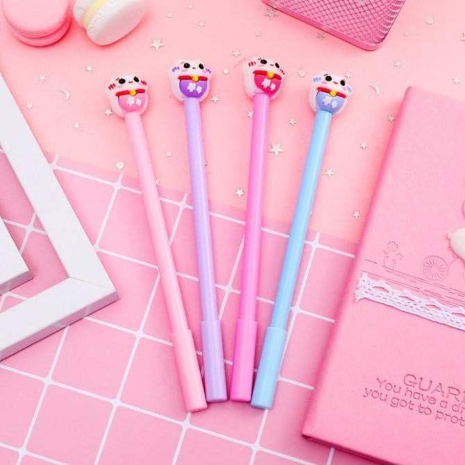 Jual PULPEN GEL FORTUNE CATTY - PINK | Shopee Indonesia