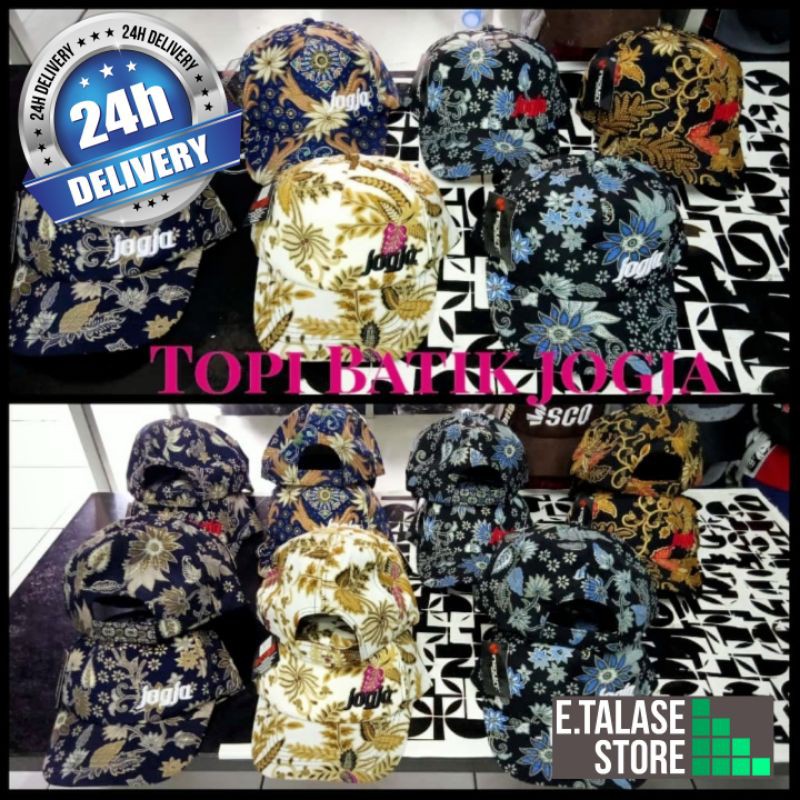 Jual Topi Batik Kain Baseball Jogja Oleh-oleh Bordir Distro | Shopee ...