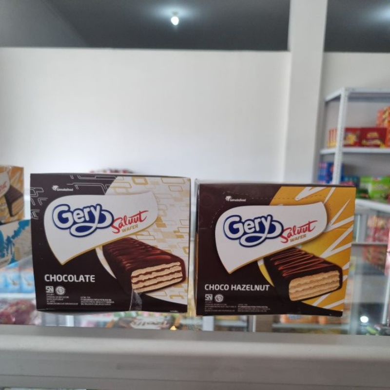 Jual Gery saluut wafer rasa chocolate / choco hazelnut isi 24 pcs berat ...