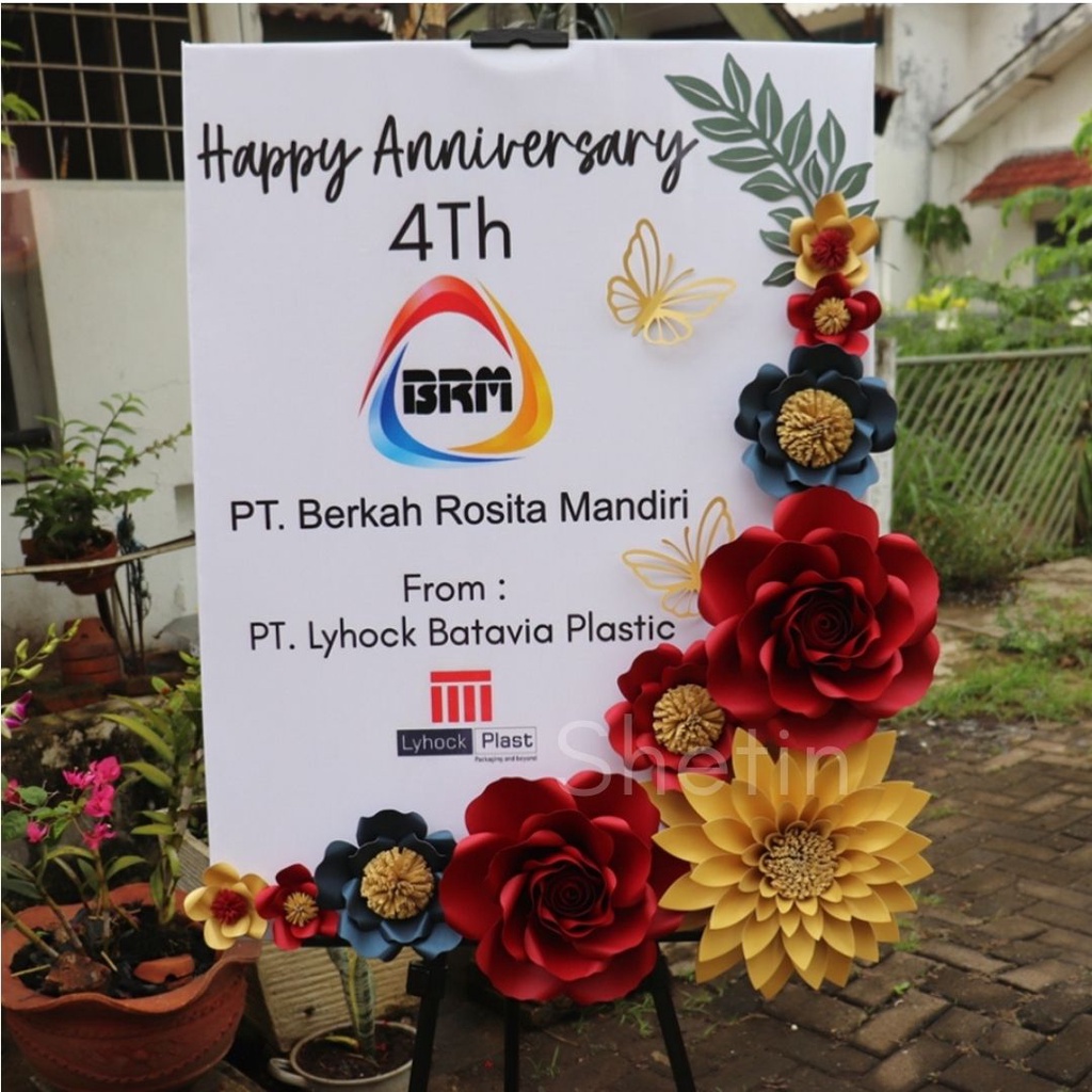 Jual Papan Bunga Kertas / Karangan Bunga Jakarta Tangerang Soft Opening ...