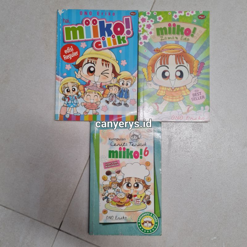 Jual Komik Miiko preloved - Hai, Miiko cilik/Miiko Zaman edo/Kumpulan ...