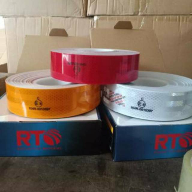 Jual Sticker reflector mobil box E8 lulus uji KIR dishub | Shopee Indonesia