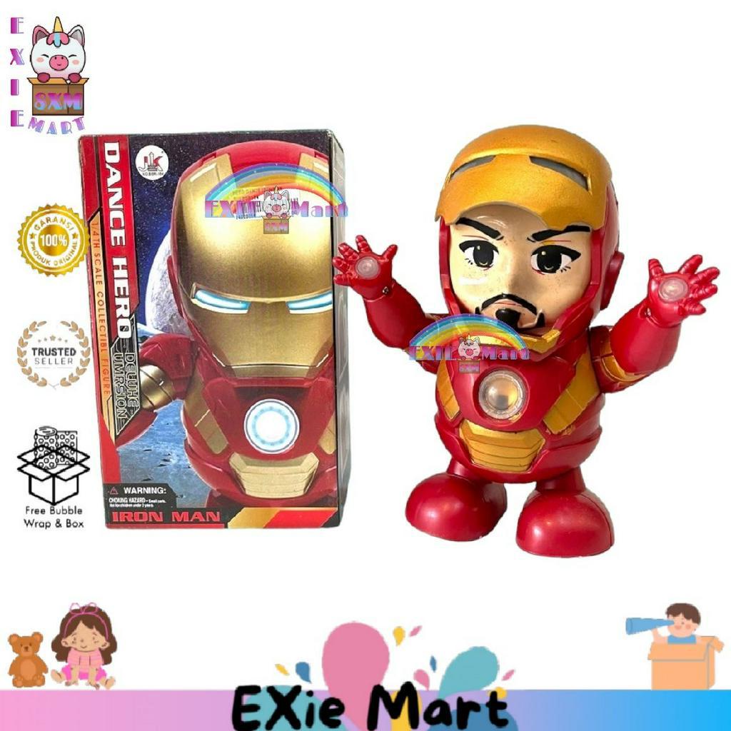 Jual MAINAN ANAK ROBOT DANCE BEBEK IRONMAN BATMAN PENGUIN SPACE DUCK ...