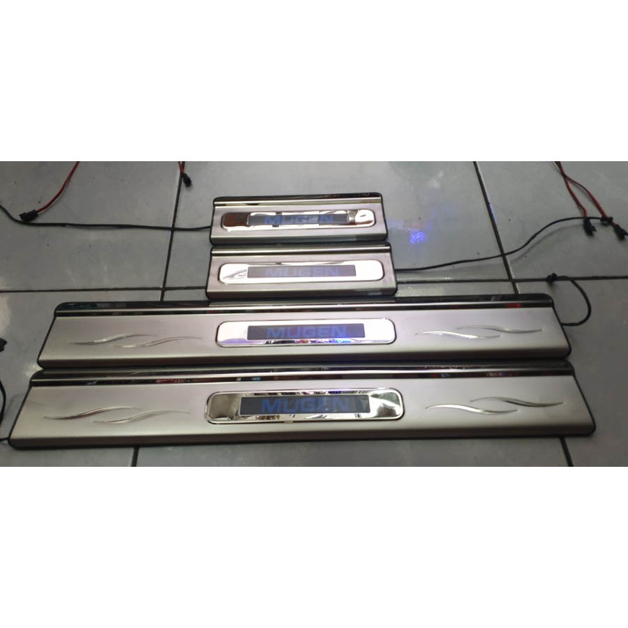 Jual SILL PLATE LED HONDA ALL NEW JAZZ 2014 MUGEN STANLIS SIL PLAT ...