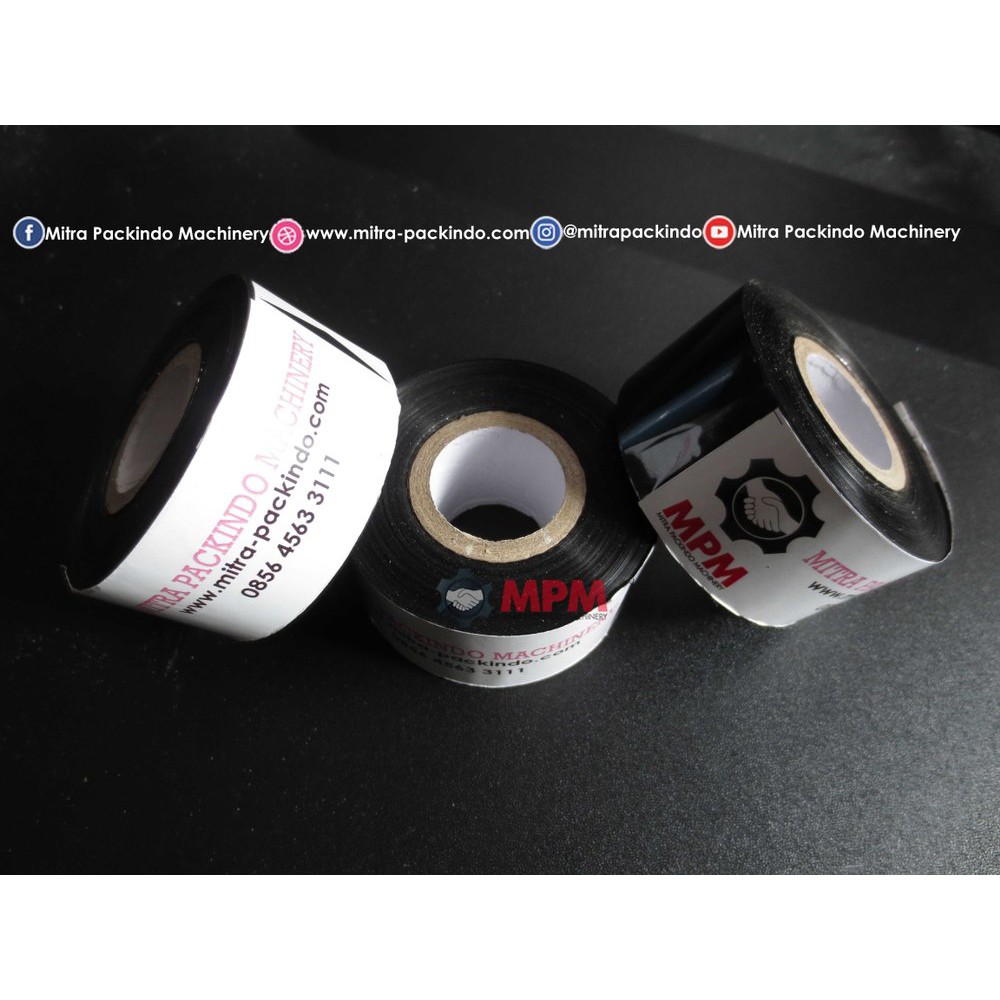 Jual Tinta Pita Mesin Codding Expired Date Coding 30 mm x 100 m cetak ...