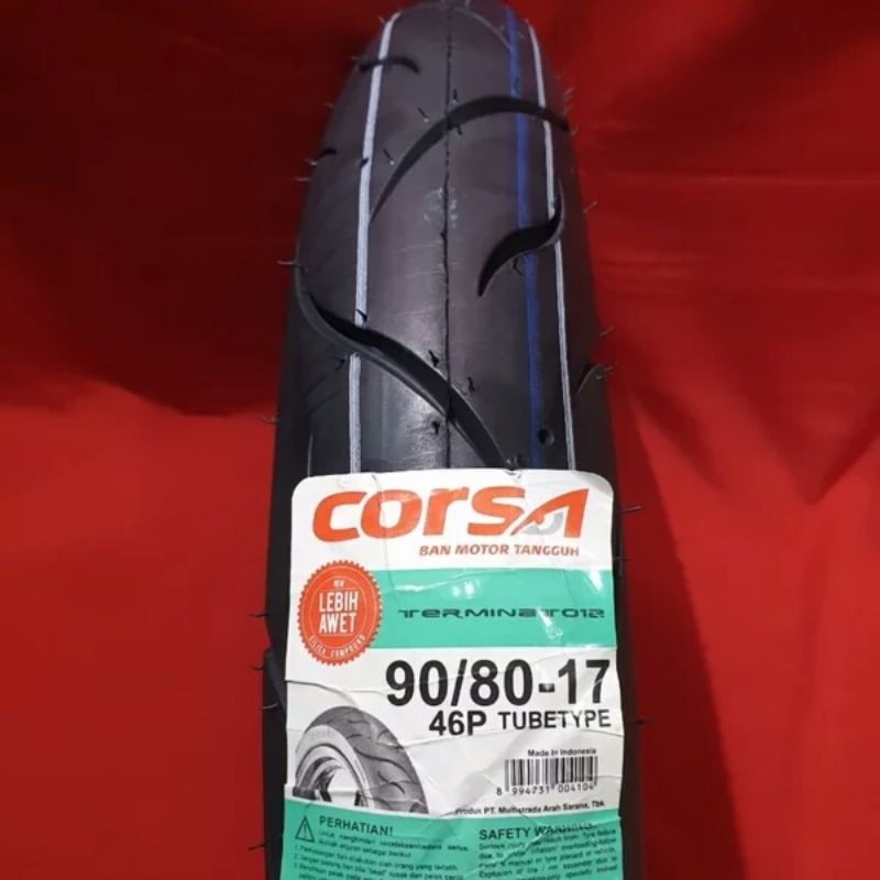 Jual Ban Corsa Terminator 90/80-17 tubetipe | Shopee Indonesia