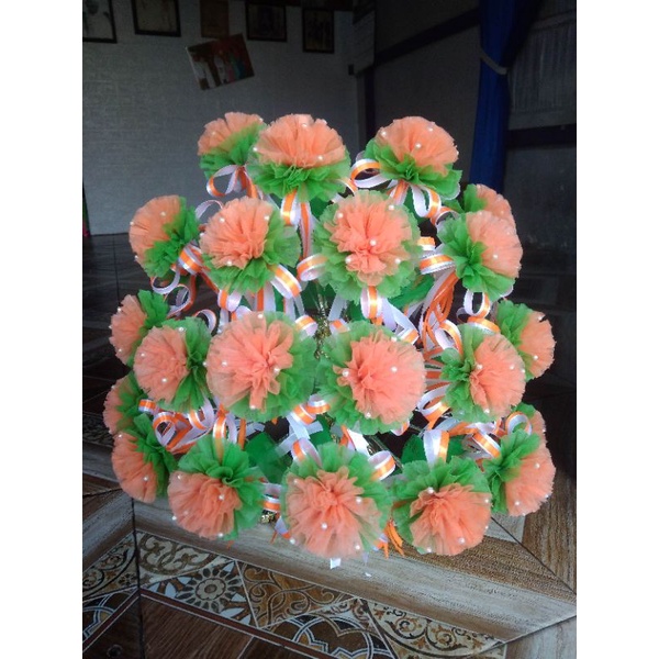 Jual (15pcs) bunga telur pompom/bunga telur/pokok telok/kembang telur ...