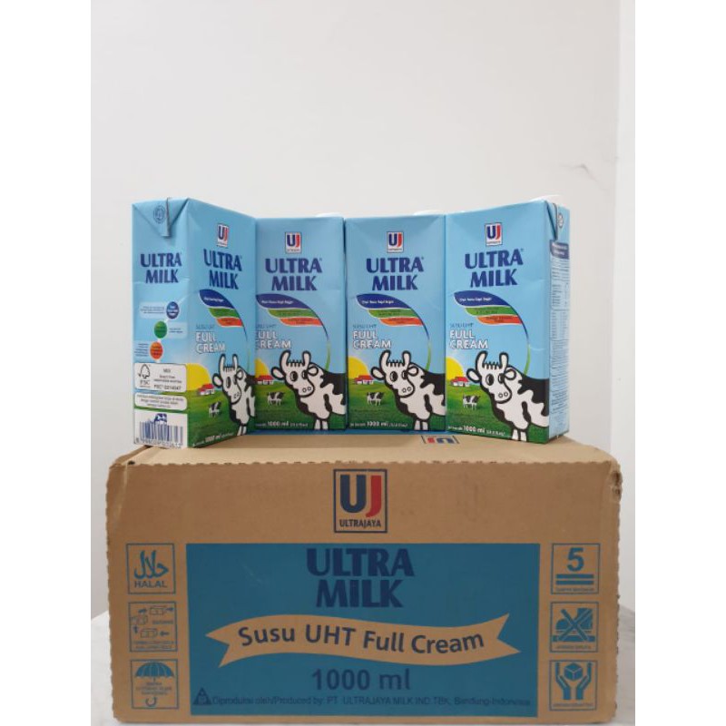 Jual Susu Ultra 1000ml / 1 liter | Shopee Indonesia