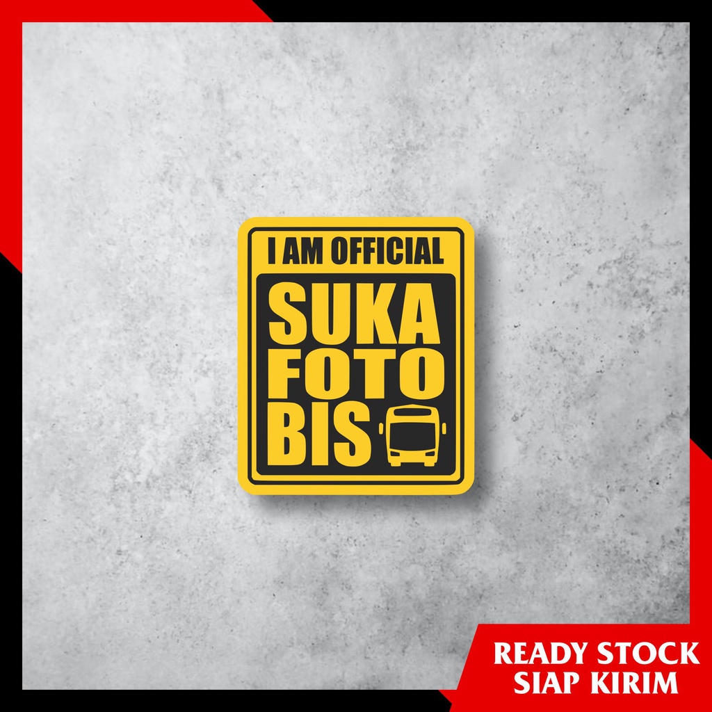 Jual SUKAFOTOBIS - Stiker Sticker Setiker Bismania bus Mania | Shopee ...