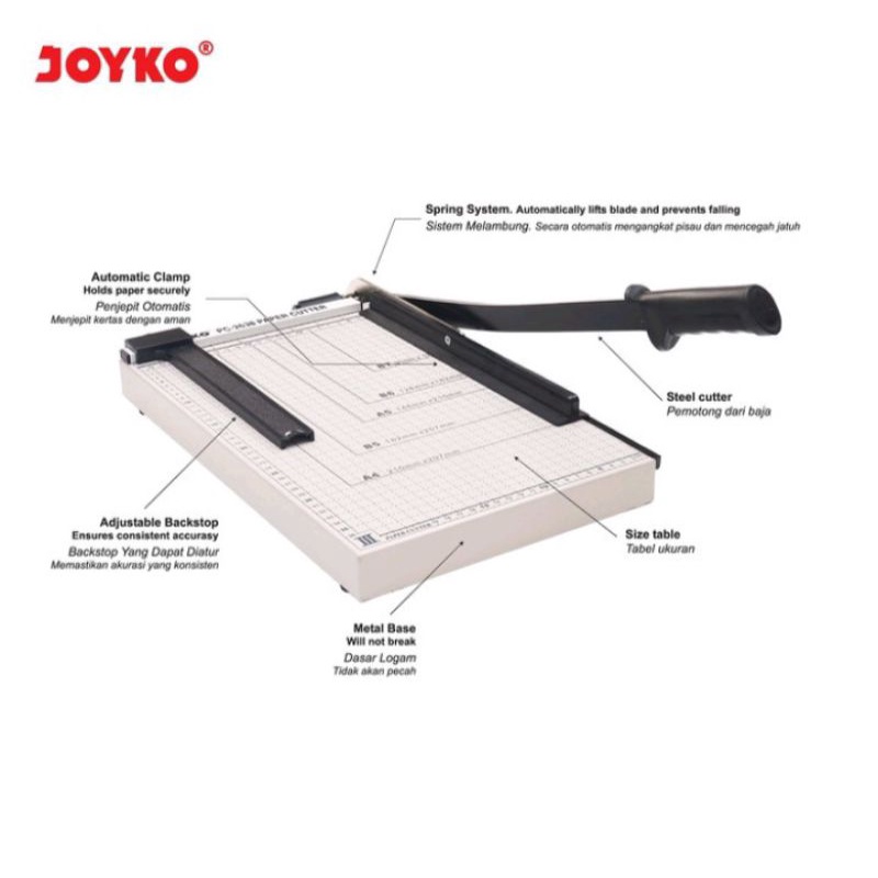 Jual Paper Cutter Joyko Pc 2638 Pemotong Kertas F4 Shopee Indonesia