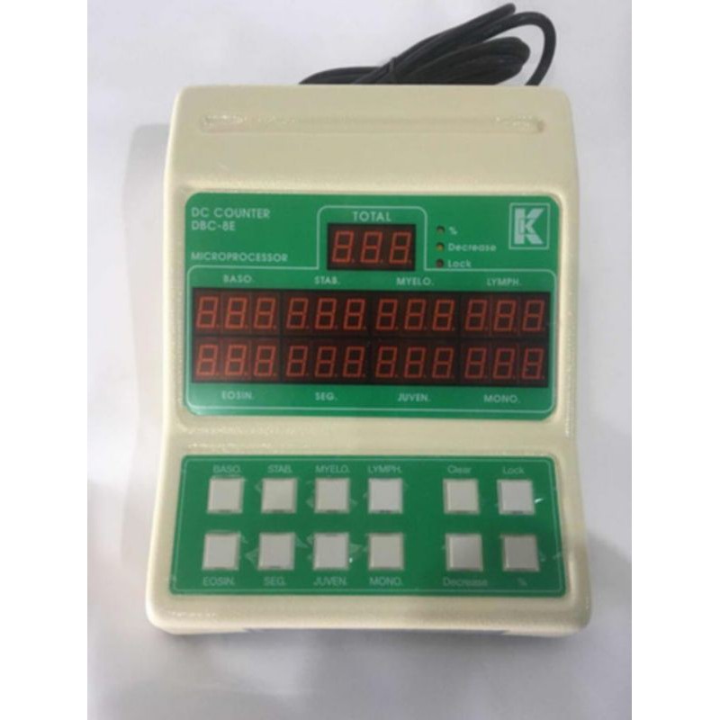 Jual Gemmy Dbc 8e differential blood cell Counter digital | Shopee ...