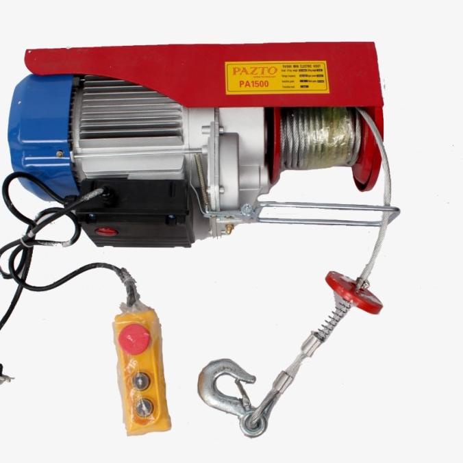 Jual Pazto Mesin Hoist Electric Katrol Listrik 1500 Kg X 20 M Seling ...