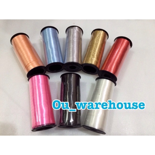 Jual Curly ribbon - pita balon - pita balon latex dan foil - pita warna ...