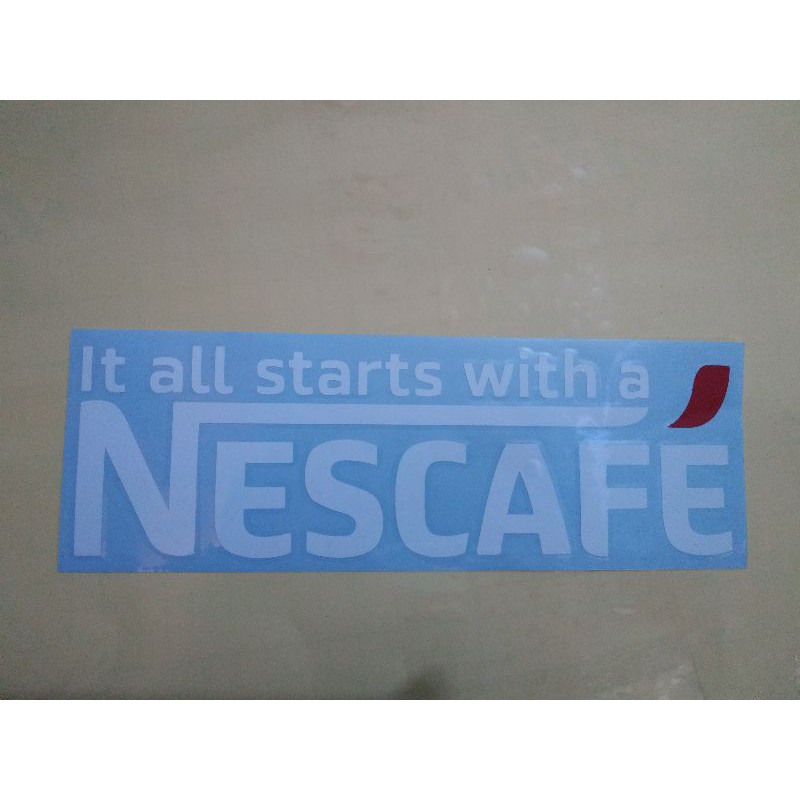 Jual cutting sticker NESCAFE | Shopee Indonesia