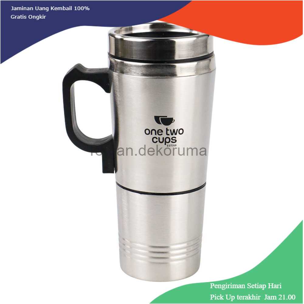 Jual TD-AI04 One Two Cups Cangkir Pemanas Air Elektrik Mobil Travel Mug 350ml 150ml - EST350 ...