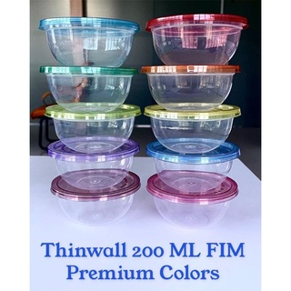 Jual KARTON Thinwall ENVI Round 200 ML + TUTUP Warna-Warni / Mangkok / Food Container Bulat 1 ...