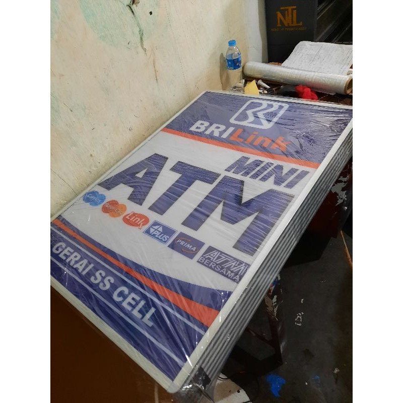 Jual Neon Box Agen BRILink BNI Mandiri Dan Bank Lain ukuran 40x60cm ...