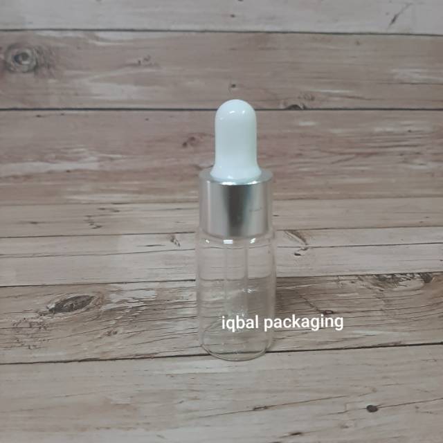 Jual Botol kaca 10ml bening silver | Shopee Indonesia