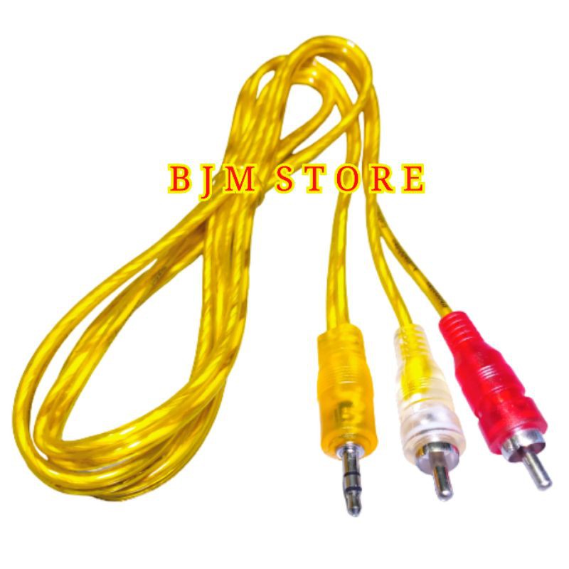 Jual Kabel RCA 2-1 Transparan 1.5M | Shopee Indonesia