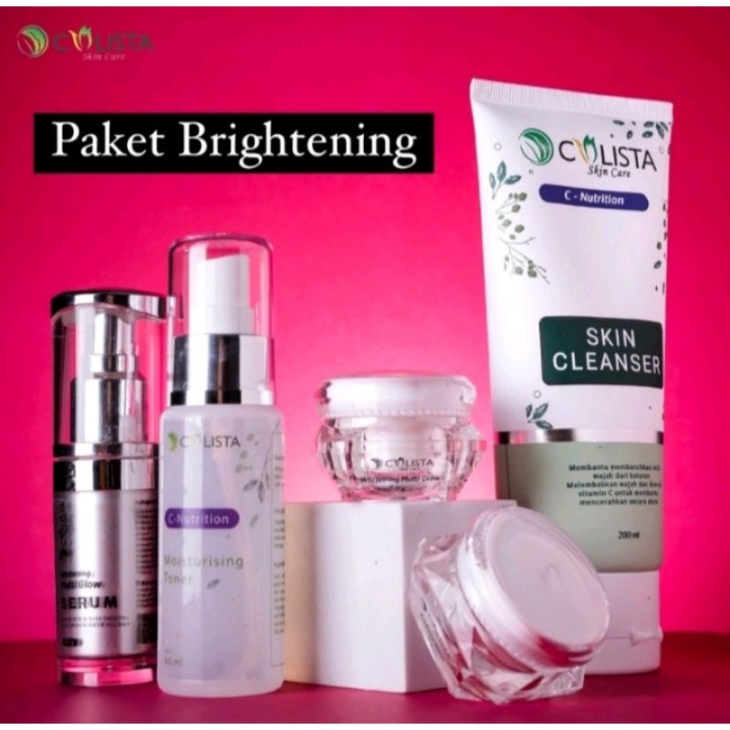 Jual ready paket brightening colista skincare / skincare bpom | Shopee ...