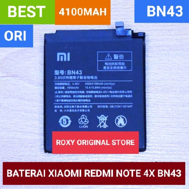 Jual Baterai Batre Battery Original Xiaomi Redmi Note 4X dan Note 4 ...