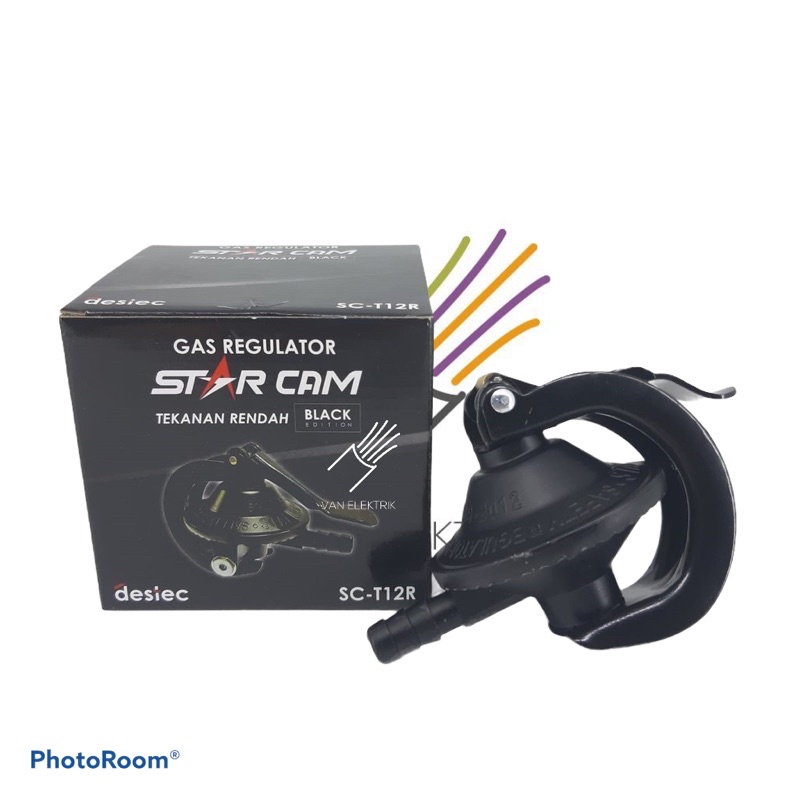 Jual Regulator Gas StarCam SC-T12RM BLACK | Shopee Indonesia