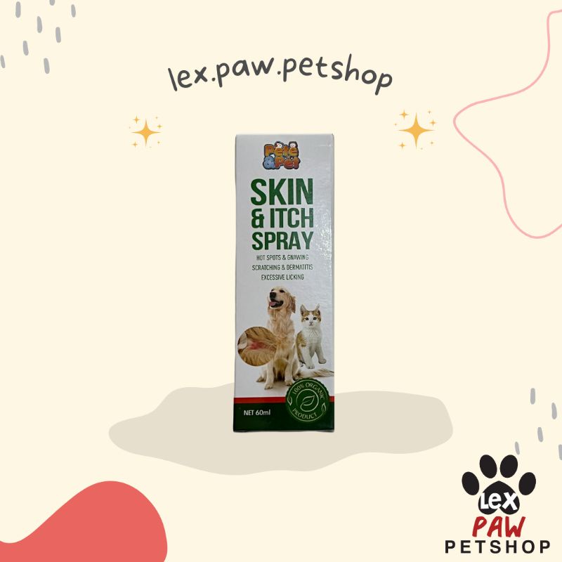 Jual PETE AND PET SKIN AND ITCH SPRAY SEMPROTAN ANTI JAMUR 60ML UNTUK ...