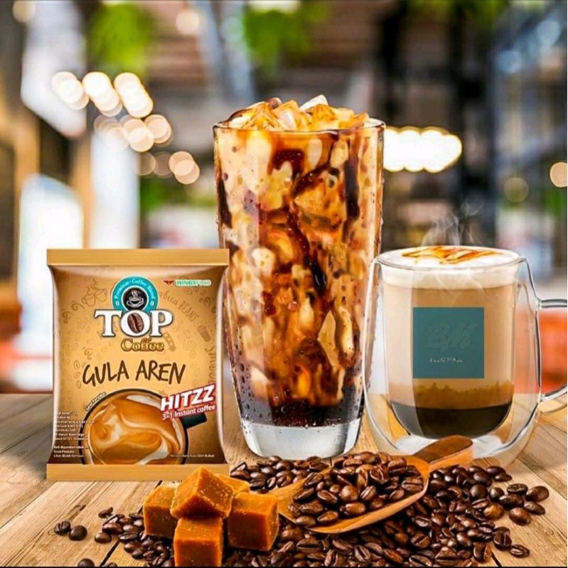Jual TOP GULA AREN renteng isi 10 bonus 5 (15 sachet ) | Shopee Indonesia