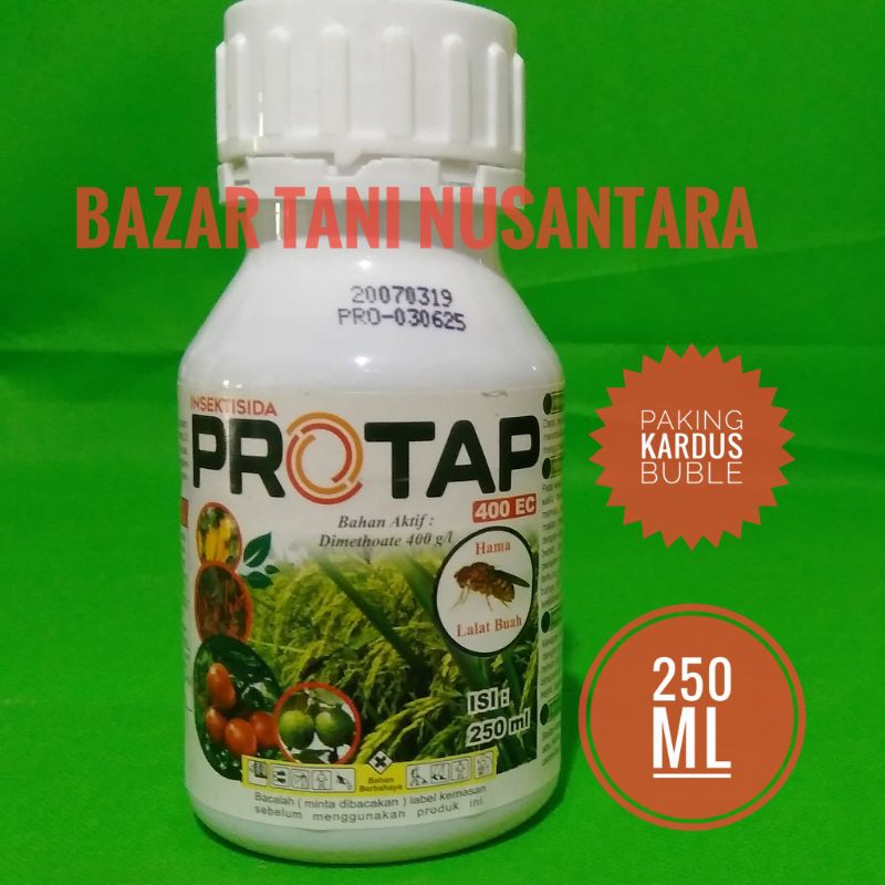 Jual Protap insektisida bahan aktif dimetoat 400 ec 250 ml | Shopee ...