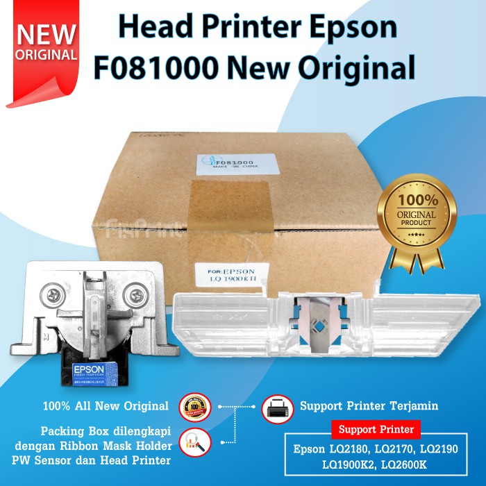 Jual Head Epson Original LQ-2180 LQ-2170 LQ-2190 LQ-1900K2 LQ2600K ...