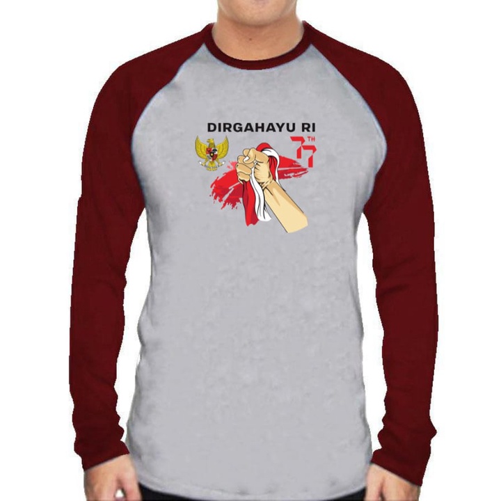 Jual MUKZHOP / BAJU KEMERDEKAAN RI 77 RAGLAN / baju agustusan ... Jual MUKZHOP / BAJU KEMERDEKAAN RI 77 RAGLAN / baju agustusan ...